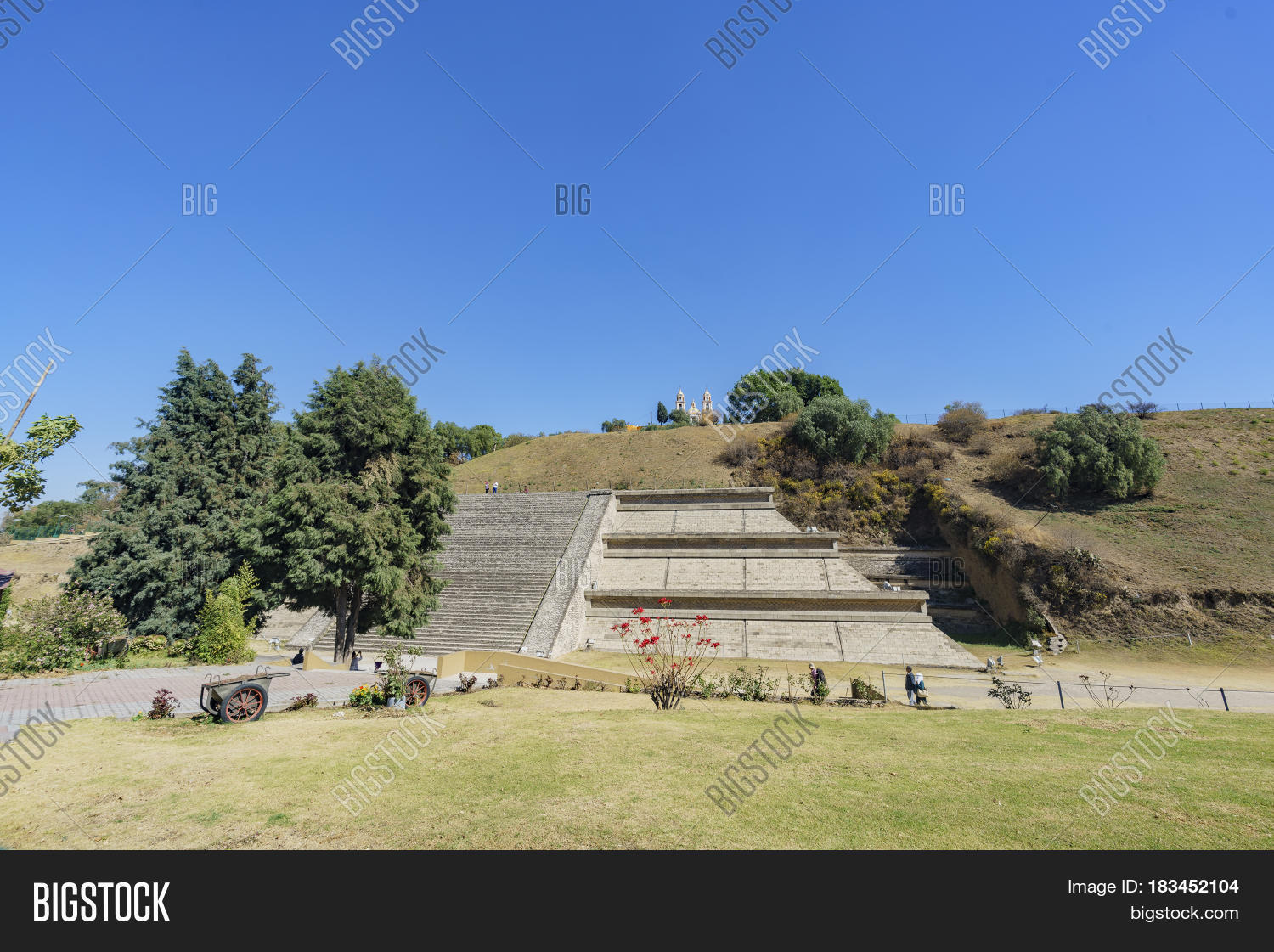 Famous Pyramid Cholula Image & Photo (Free Trial) | Bigstock