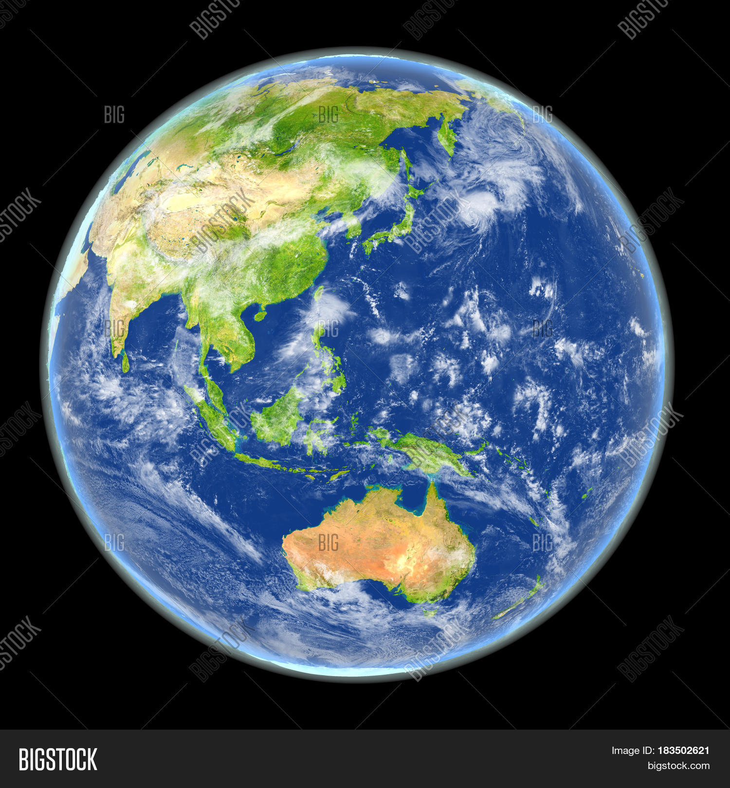 East Asia Space Image & Photo (Free Trial) | Bigstock