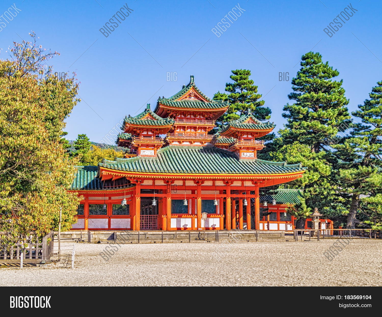 Historic Heian Shrine- Image & Photo (Free Trial) | Bigstock