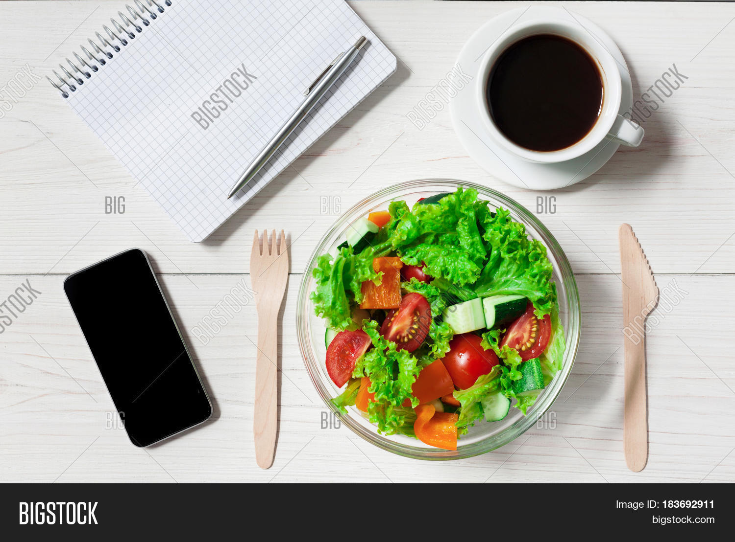 Healthy Lunch Office, Image & Photo (Free Trial) | Bigstock