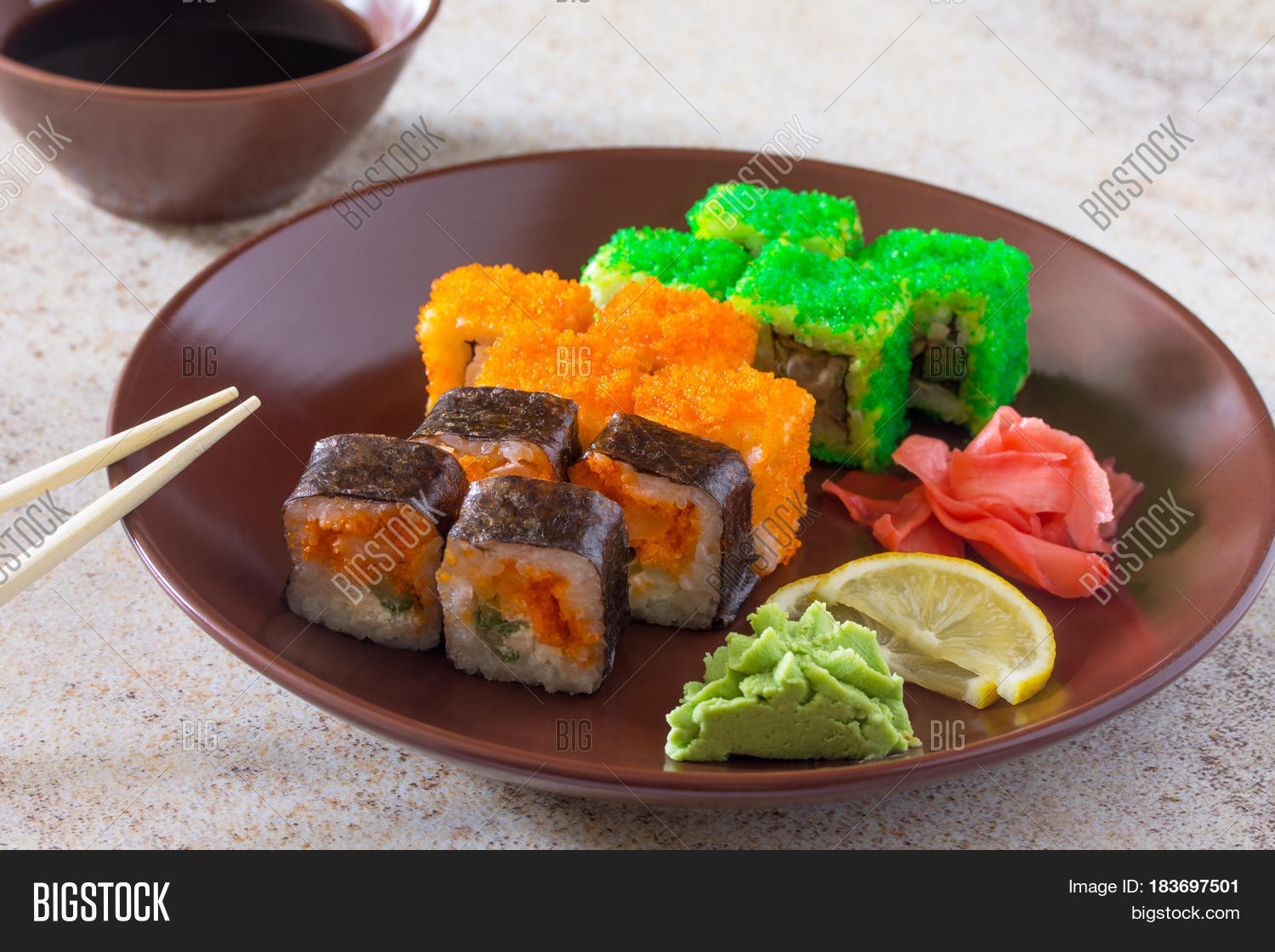 Sushi Seth Roll - Roll Image & Photo (Free Trial) | Bigstock
