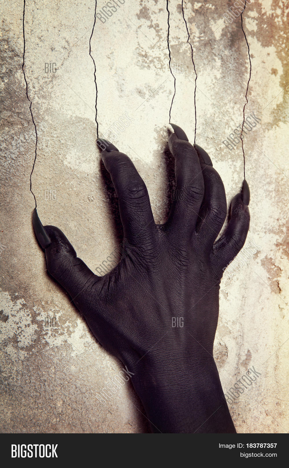 Black Hands Devil On Image & Photo (Free Trial) | Bigstock