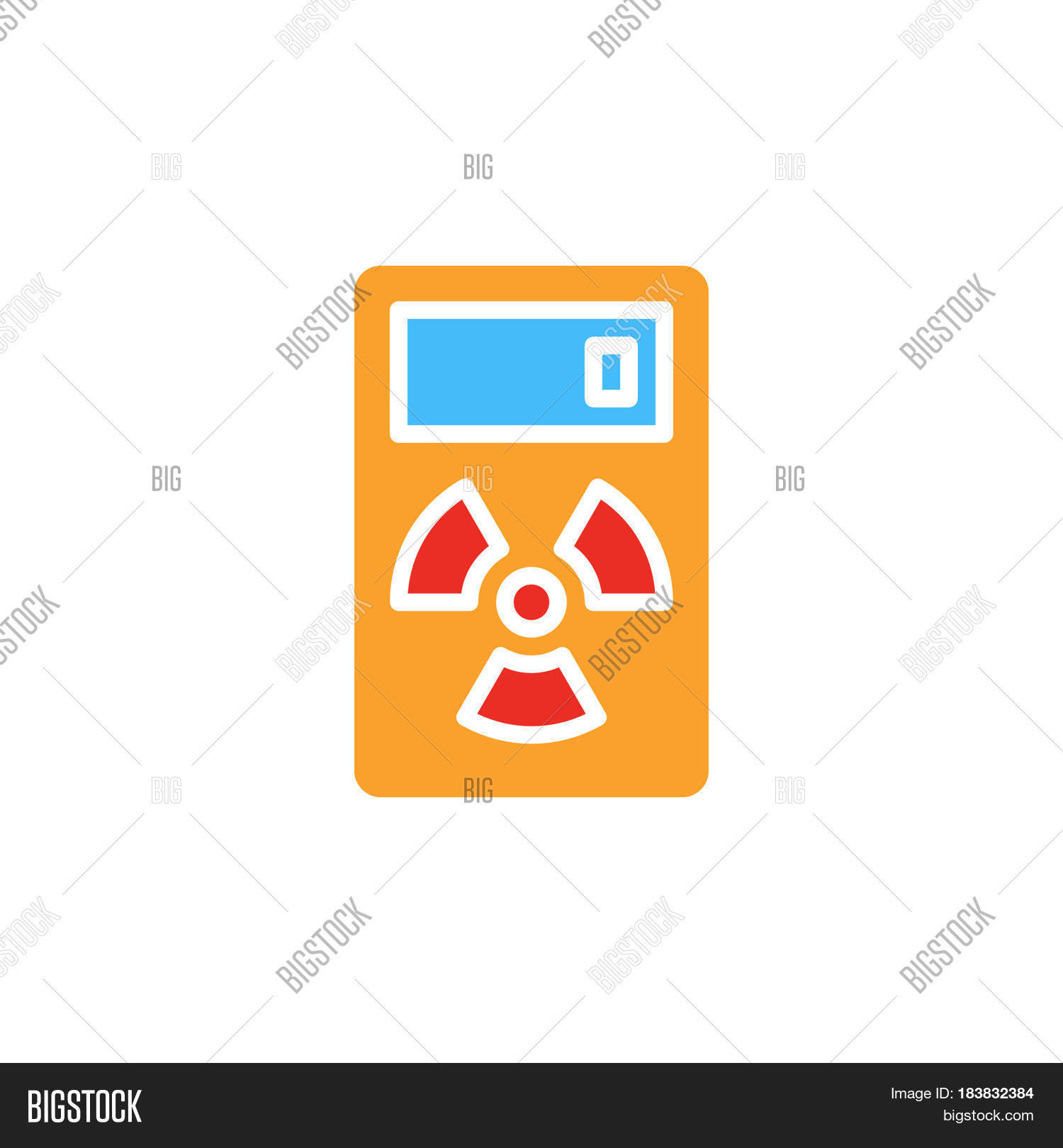 Geiger Counter Icon Vector & Photo (Free Trial) | Bigstock