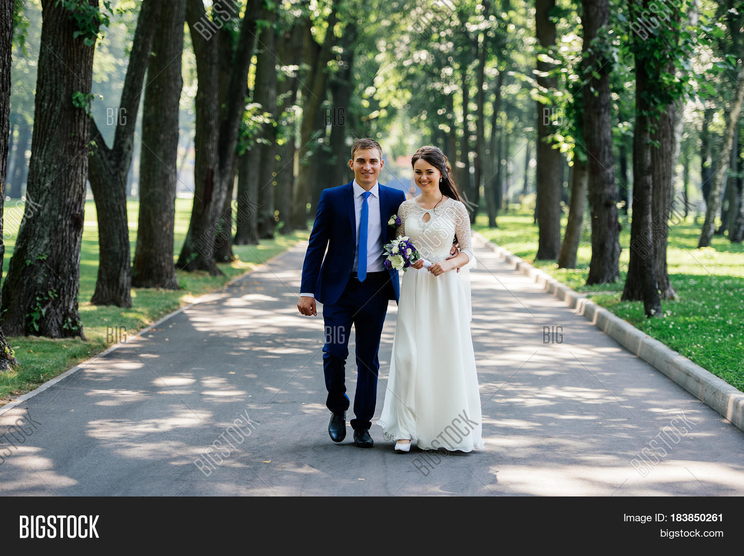 Bride Groom Walking Image & Photo (Free Trial) | Bigstock