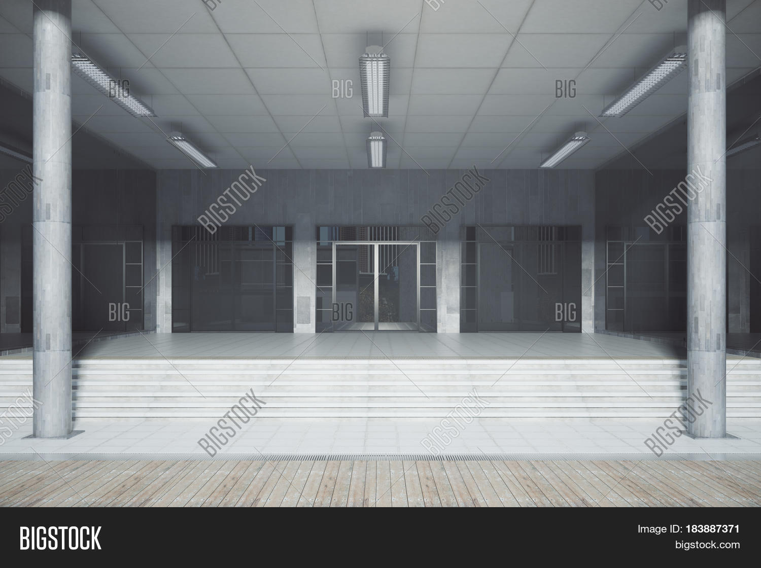 Front View Concrete Image & Photo (Free Trial) | Bigstock