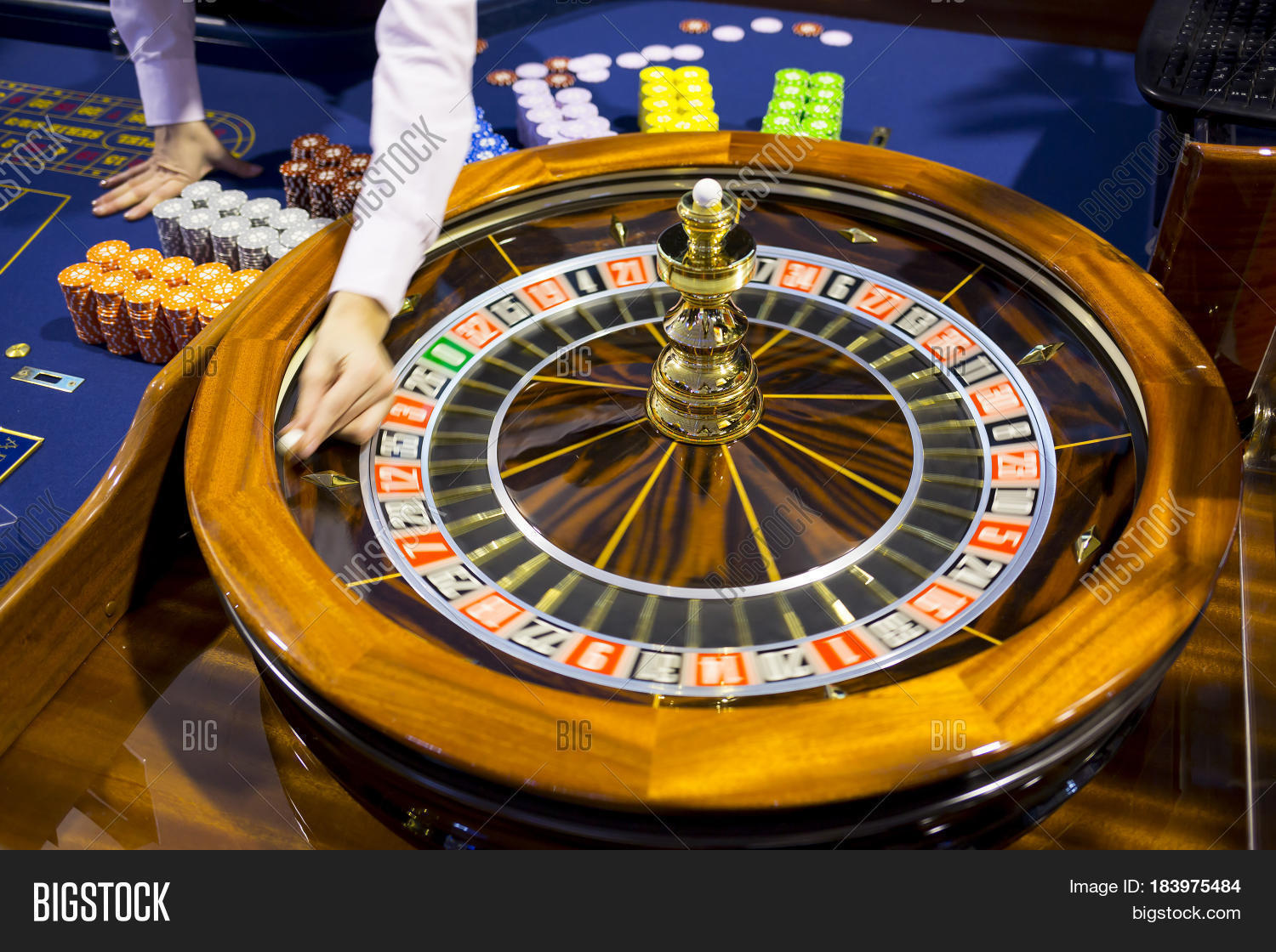 Wooden Roulette Table Image & Photo (Free Trial) | Bigstock