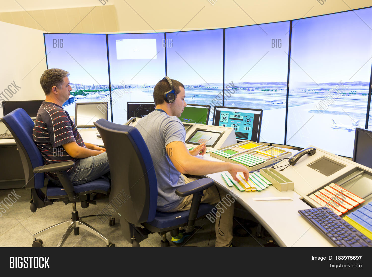 Airport Control Room Image & Photo (Free Trial) | Bigstock