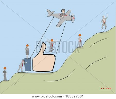 Like Concept. Sketch Vector & Photo (Free Trial) | Bigstock