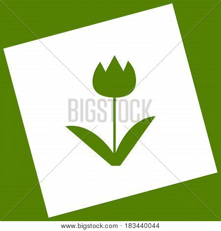 Tulip Sign. Vector. Vector & Photo (Free Trial) | Bigstock