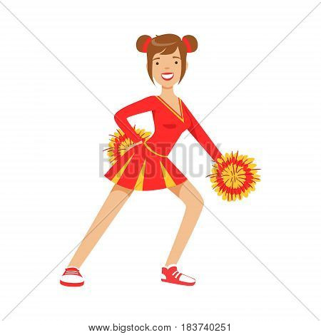 Cheerleader Girl Vector & Photo (Free Trial) | Bigstock