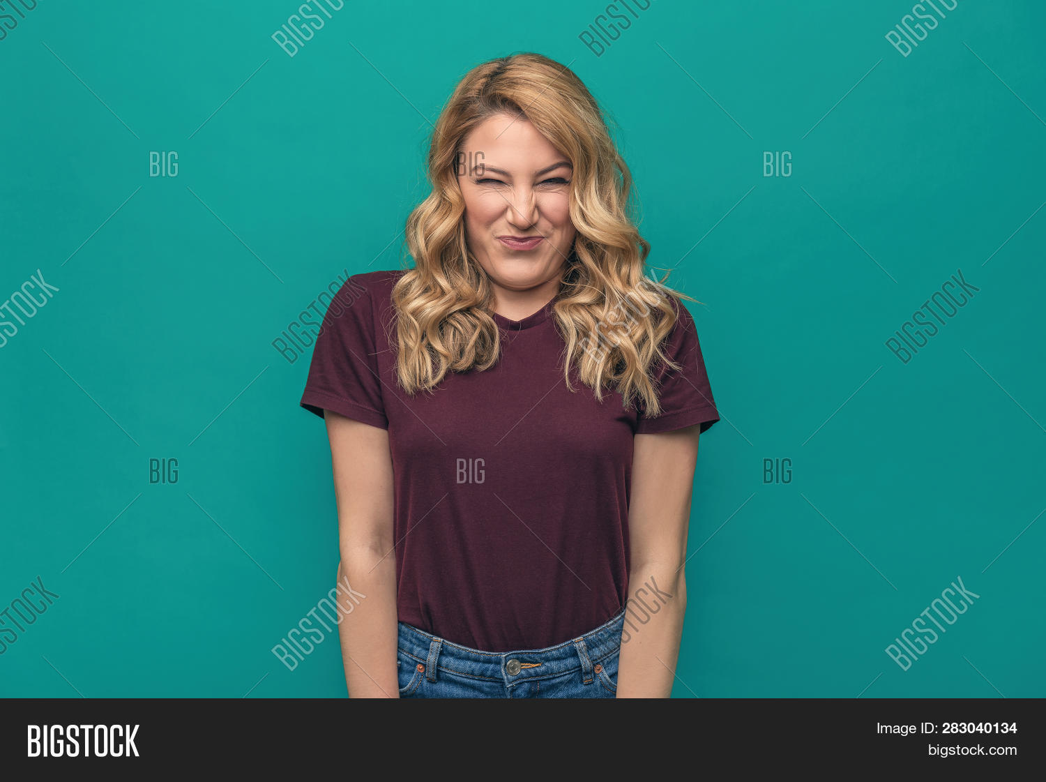 Young Woman Squinting Image & Photo (Free Trial) | Bigstock