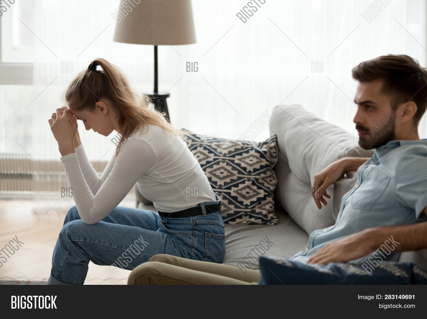 Imagen y foto Tired Couple (prueba gratis) | Bigstock