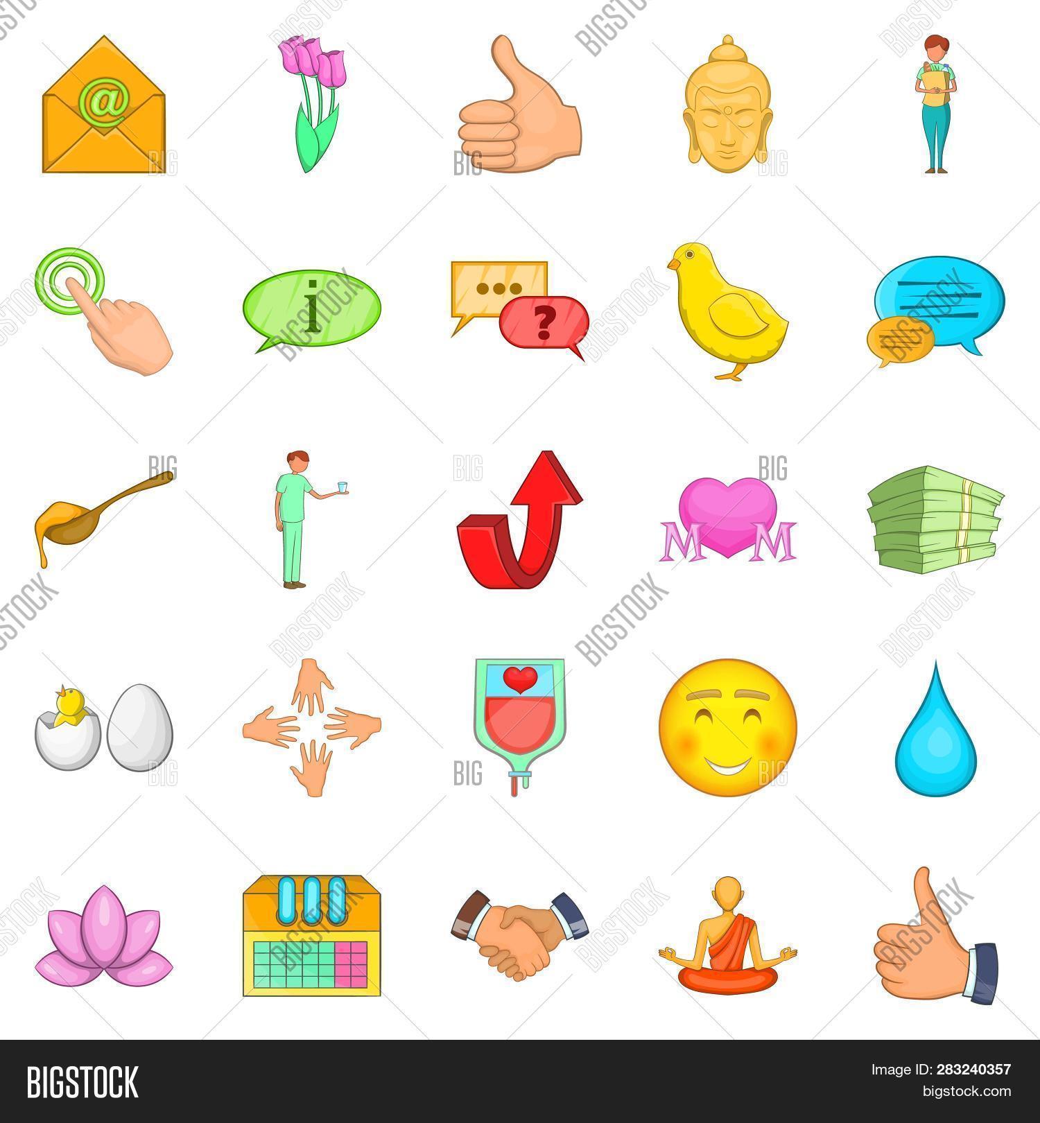 Graciousness Icons Set Image & Photo (Free Trial) | Bigstock