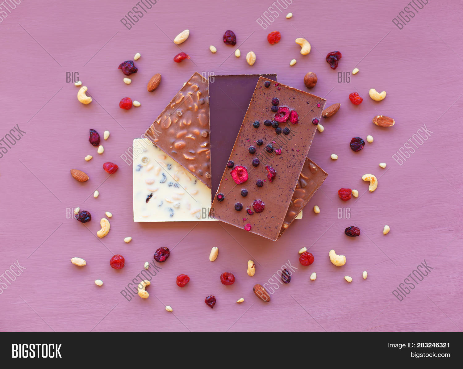 Chocolate On Violet Image & Photo (Free Trial) | Bigstock