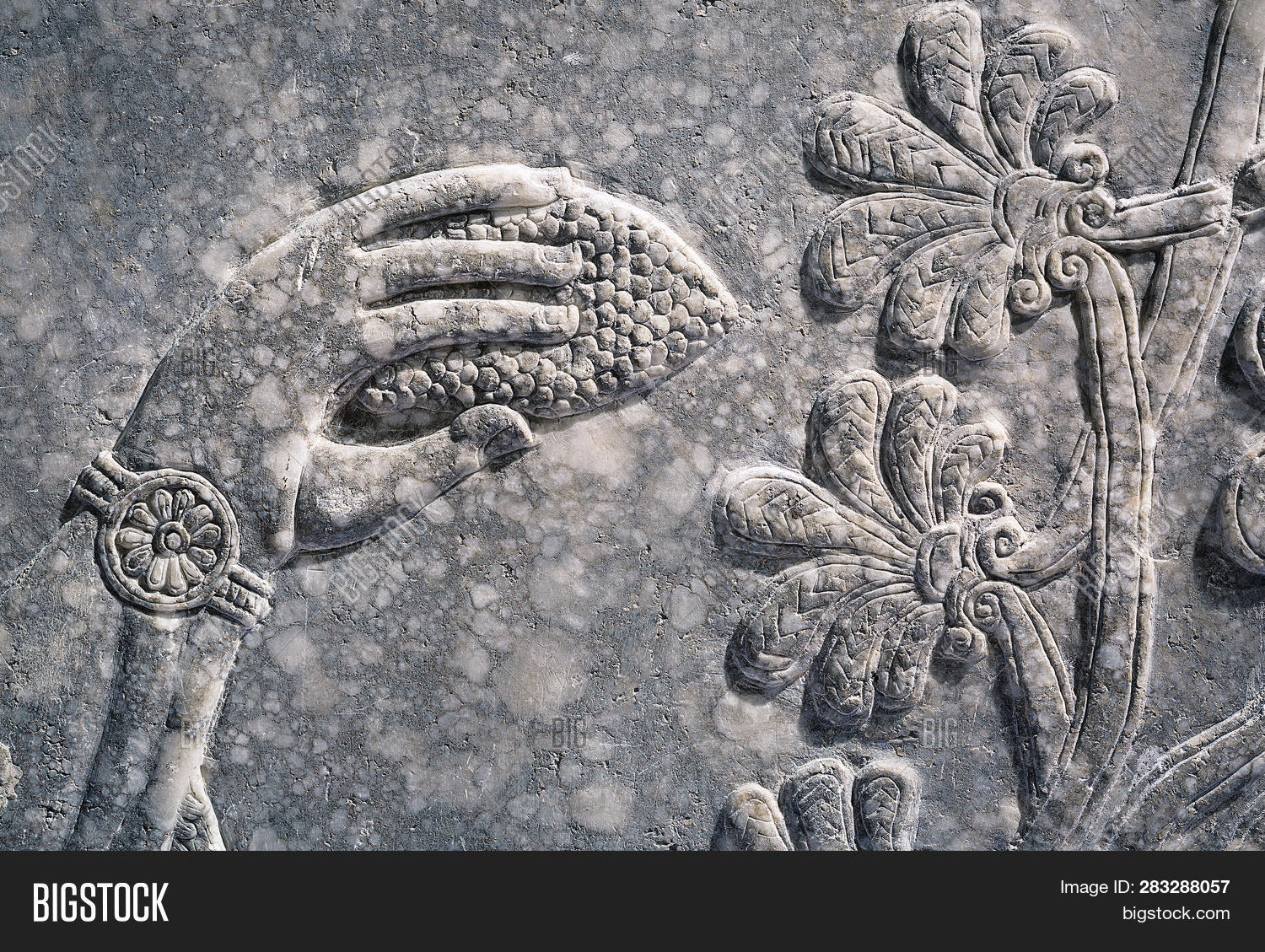 Assyrian Wall Relief Image & Photo (Free Trial) | Bigstock