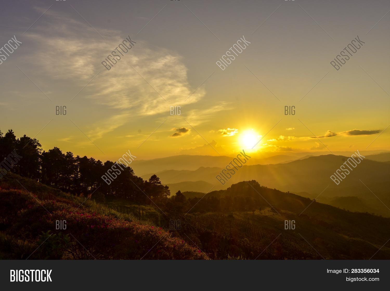Sunset Doi Chang Mub Image & Photo (Free Trial) | Bigstock
