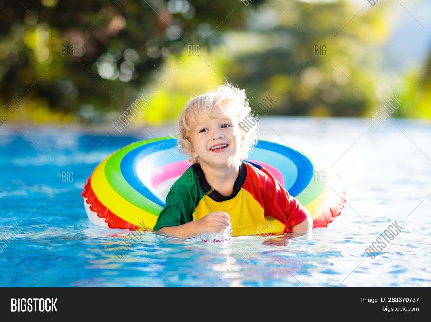 Child Swimming Pool On Image & Photo (Free Trial) | Bigstock