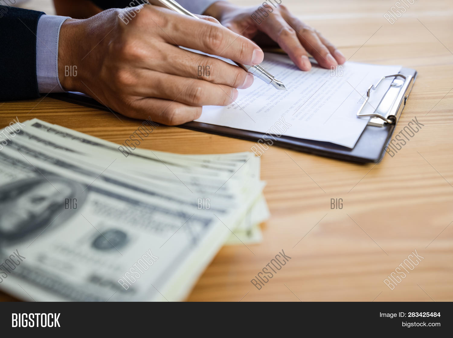 Business Man Signing Image & Photo (Free Trial) | Bigstock