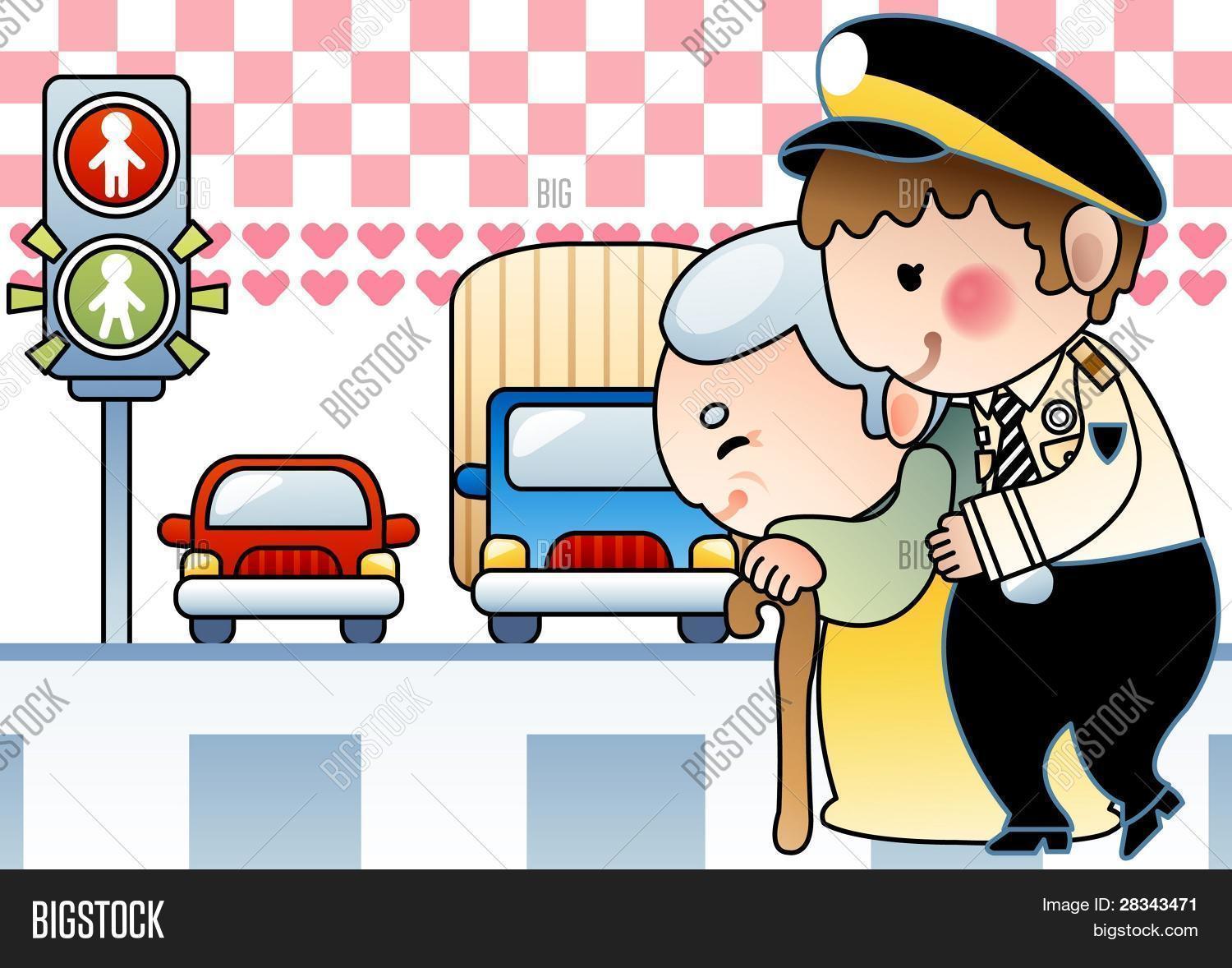 Kind Police Officer Vector & Photo (Free Trial) | Bigstock
