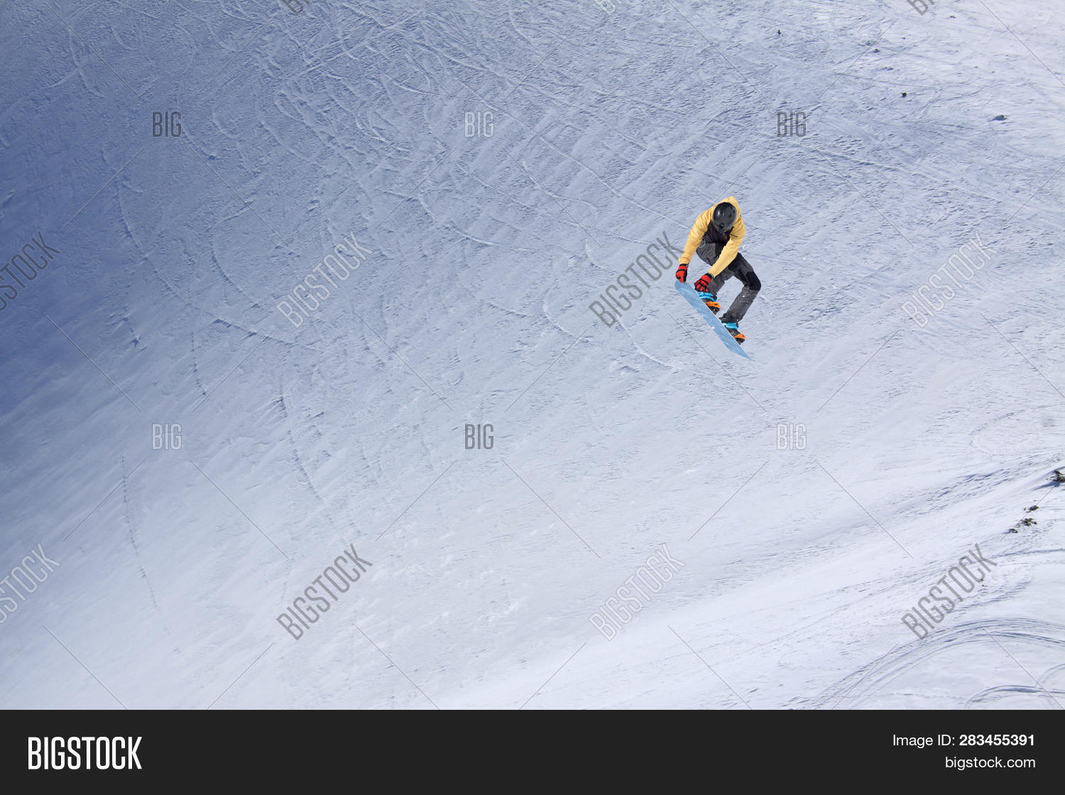 Snowboarder Flying On Image & Photo (Free Trial) | Bigstock