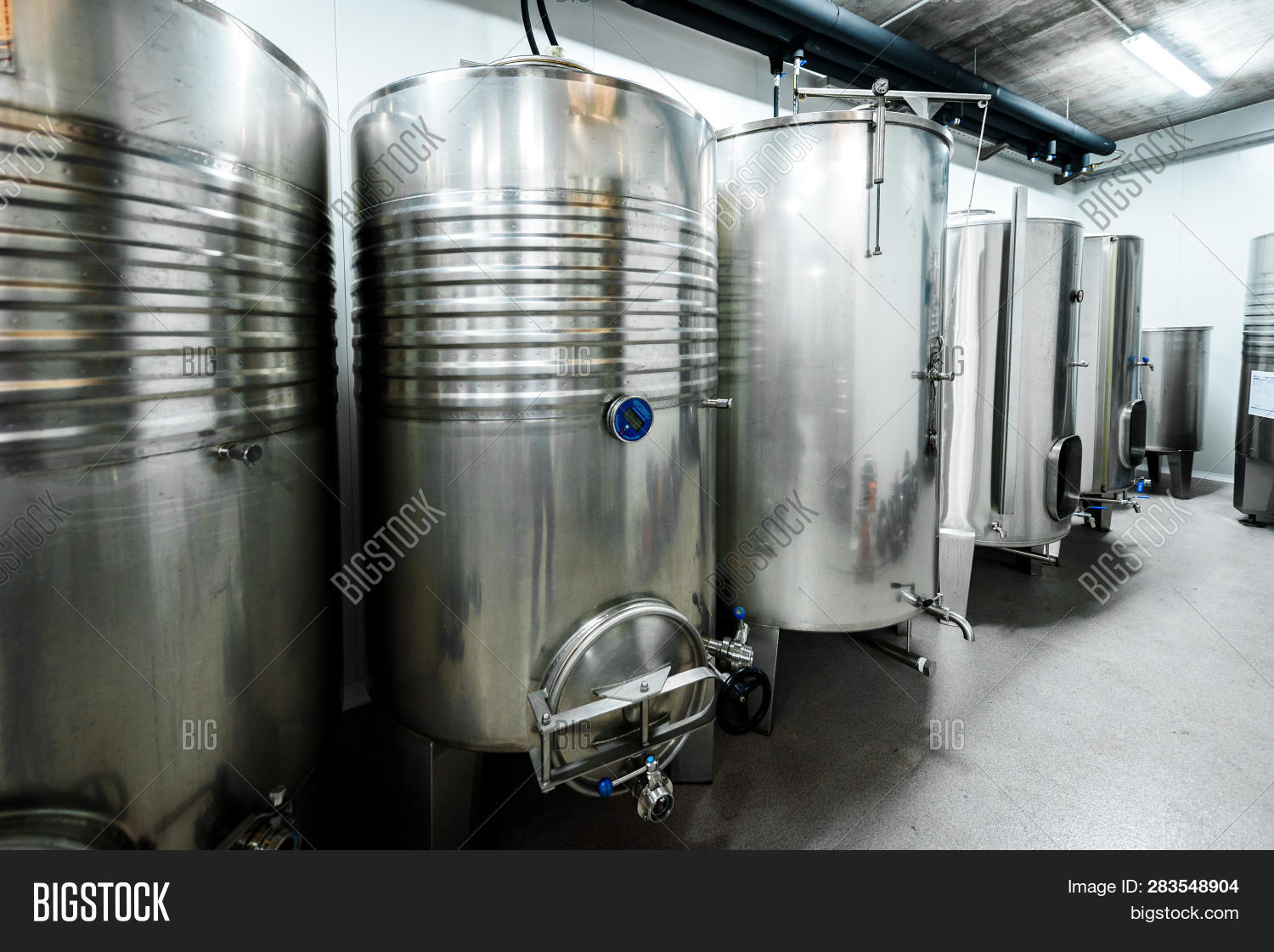 Inox Wine Barrels Image & Photo (Free Trial) | Bigstock
