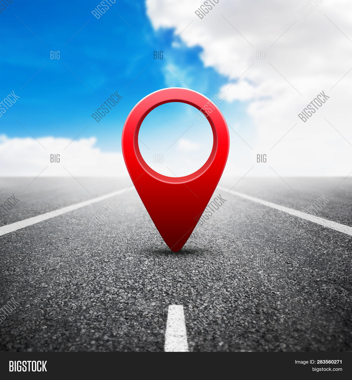 Illustration Red Gps Image & Photo (Free Trial) | Bigstock