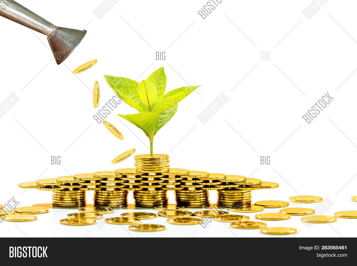 Watering Can Coin Image & Photo (Free Trial) | Bigstock