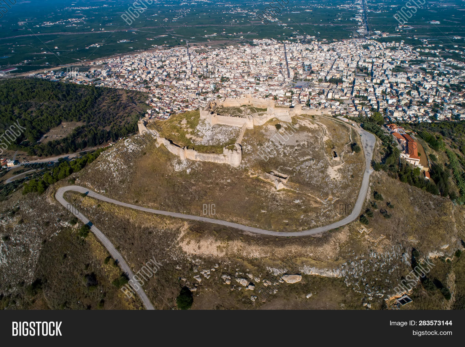 Aerial View Larisa Image & Photo (Free Trial) | Bigstock