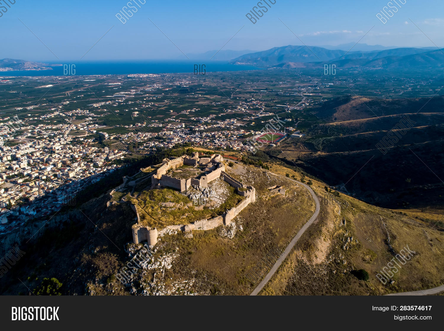 Aerial View Larisa Image & Photo (Free Trial) | Bigstock