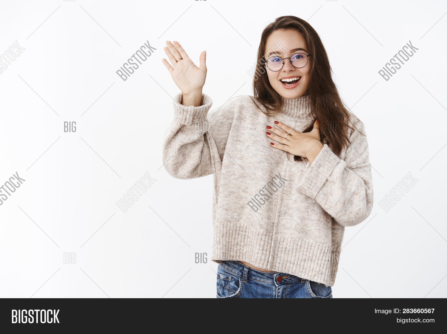 Girl Making Promise, Image & Photo (Free Trial) | Bigstock