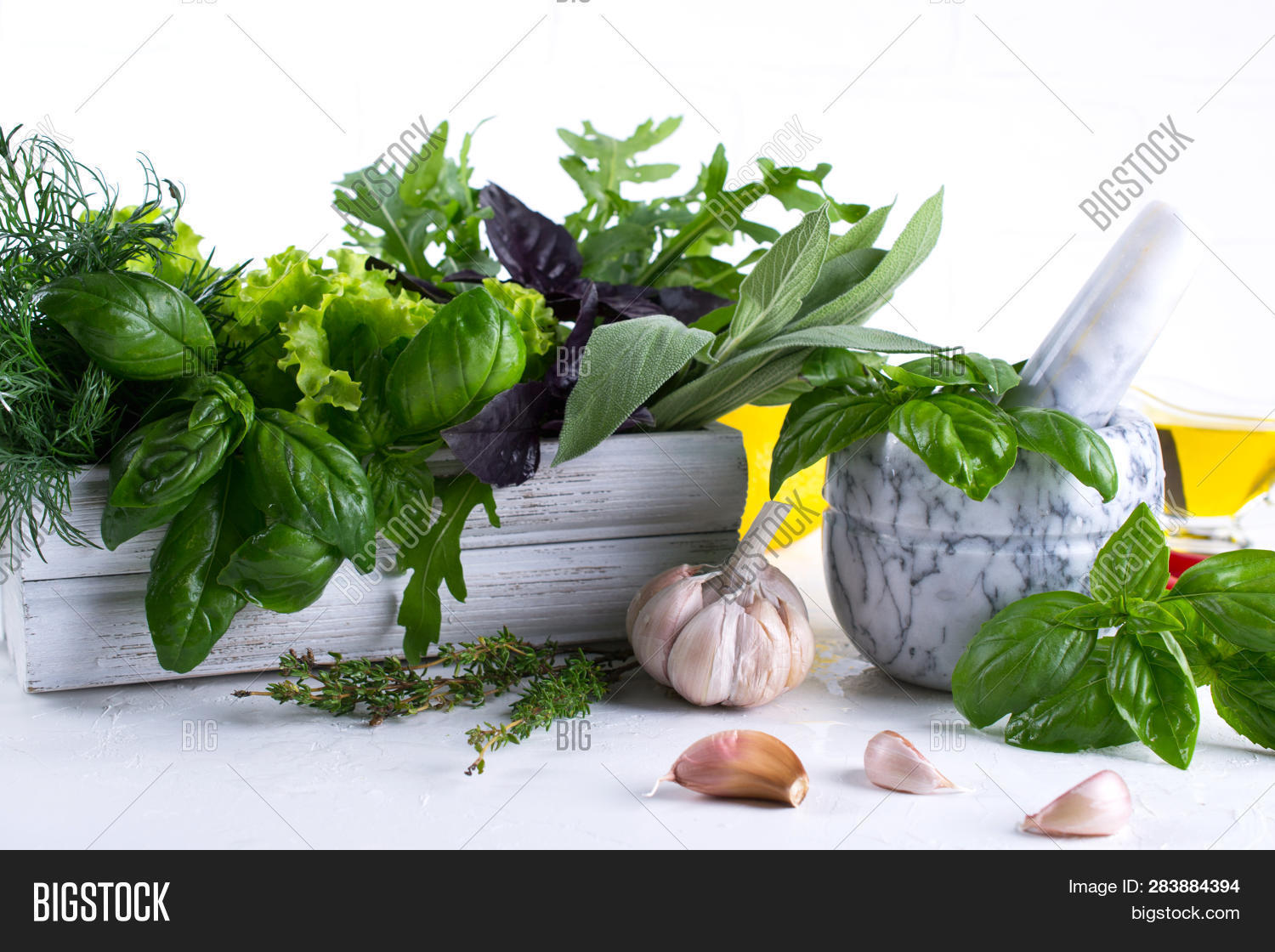 Fresh Kitchen Herbs Image & Photo (Free Trial) | Bigstock