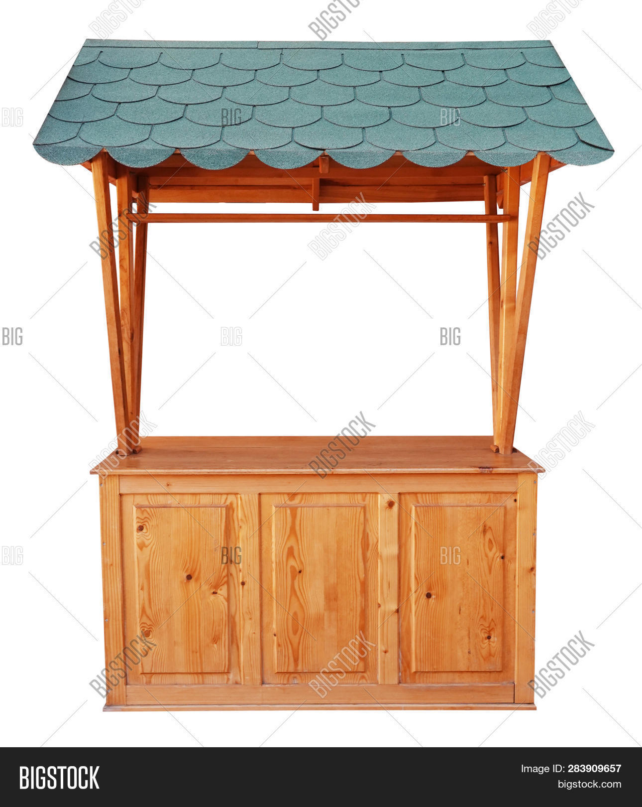Wooden Market Stand Image & Photo (Free Trial) | Bigstock