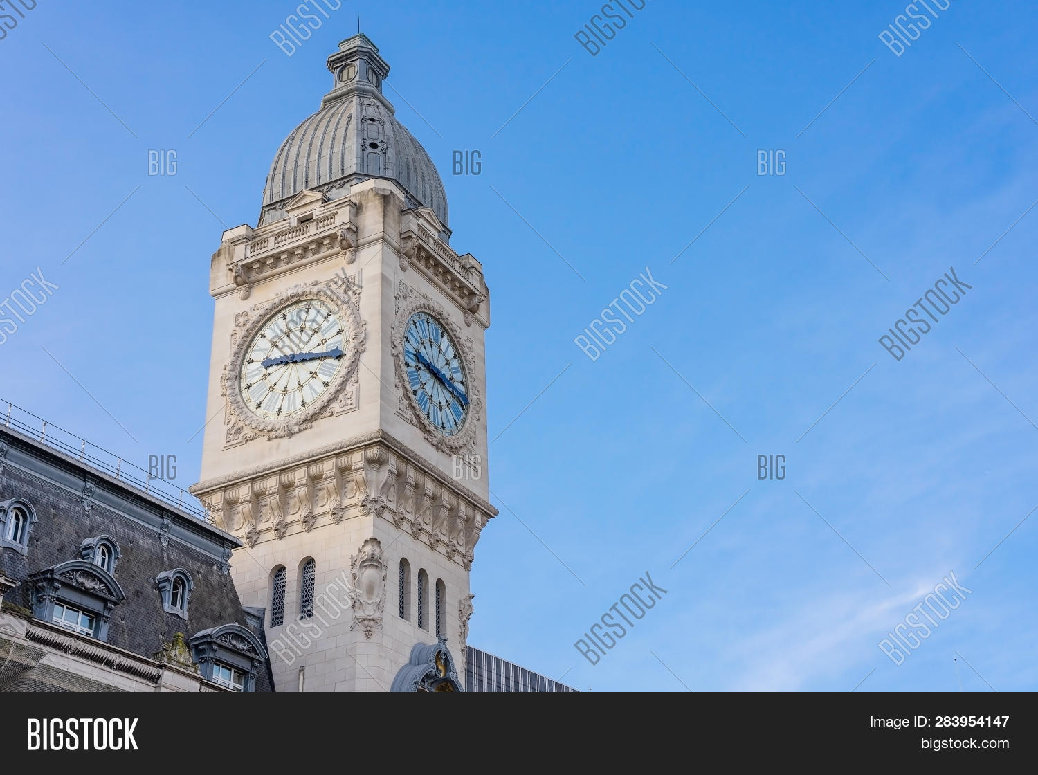 Clock Tower Station Image & Photo (Free Trial) | Bigstock