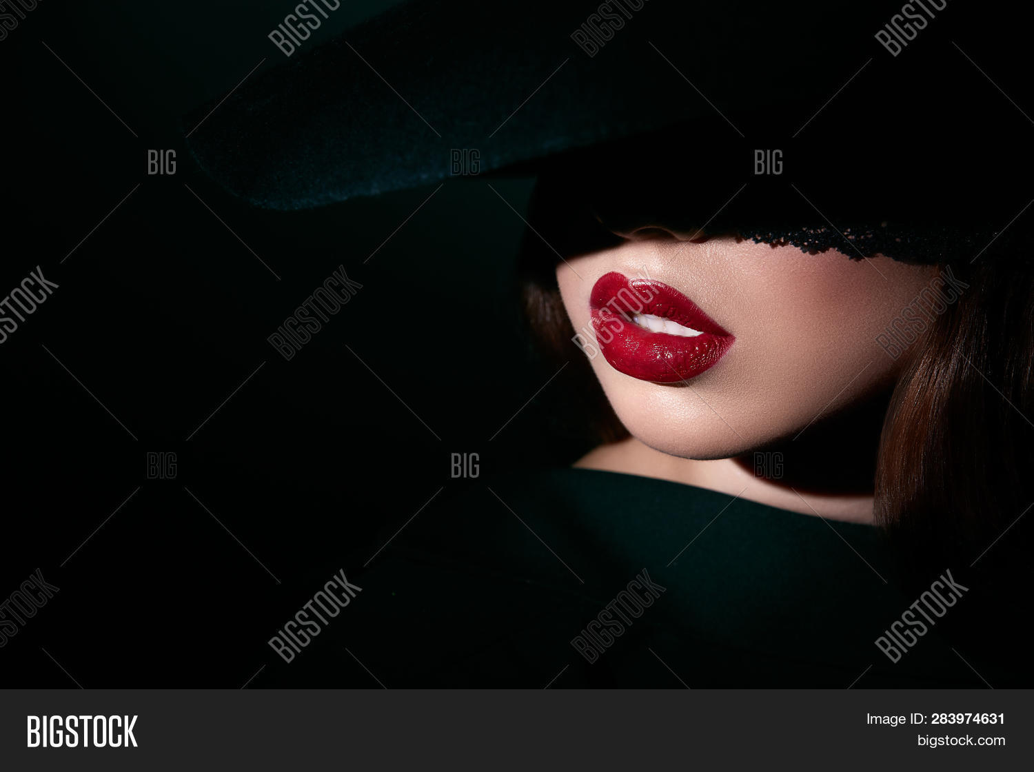 Sexy Girl Red Lips Image & Photo (Free Trial) | Bigstock
