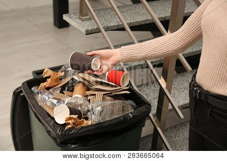Young Woman Throwing Image & Photo (Free Trial) | Bigstock