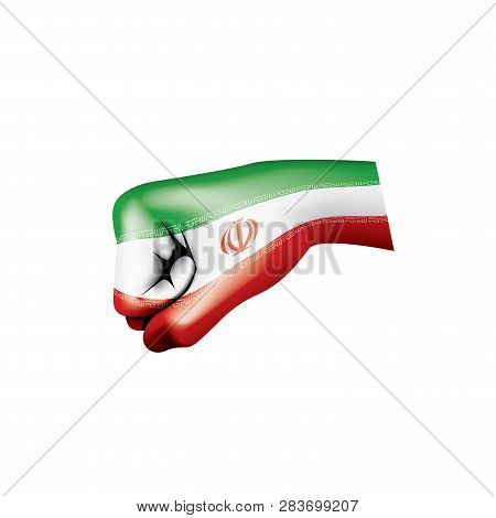 Iran Flag Hand On Vector & Photo (Free Trial) | Bigstock