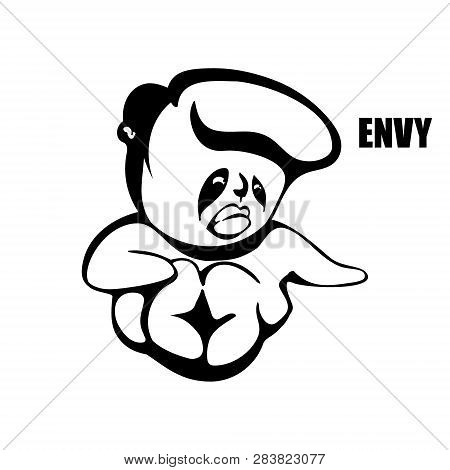 Envy. Hand Drawn Vector & Photo (Free Trial) | Bigstock