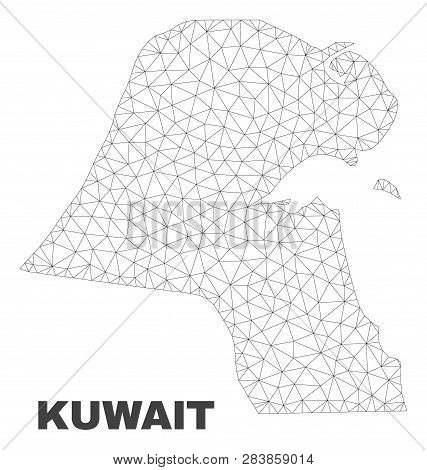 Abstract Kuwait Map Vector & Photo (Free Trial) | Bigstock