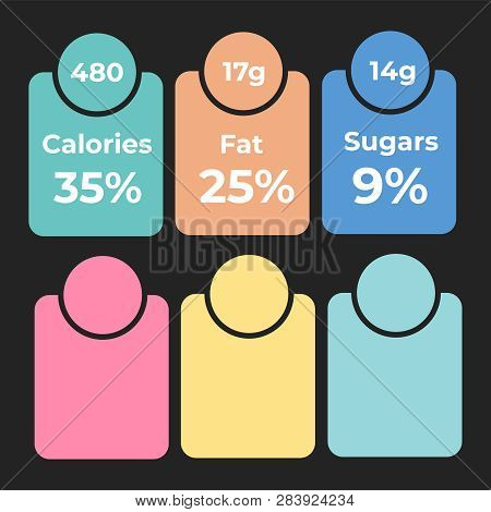Labels Calories Vector & Photo (Free Trial) | Bigstock
