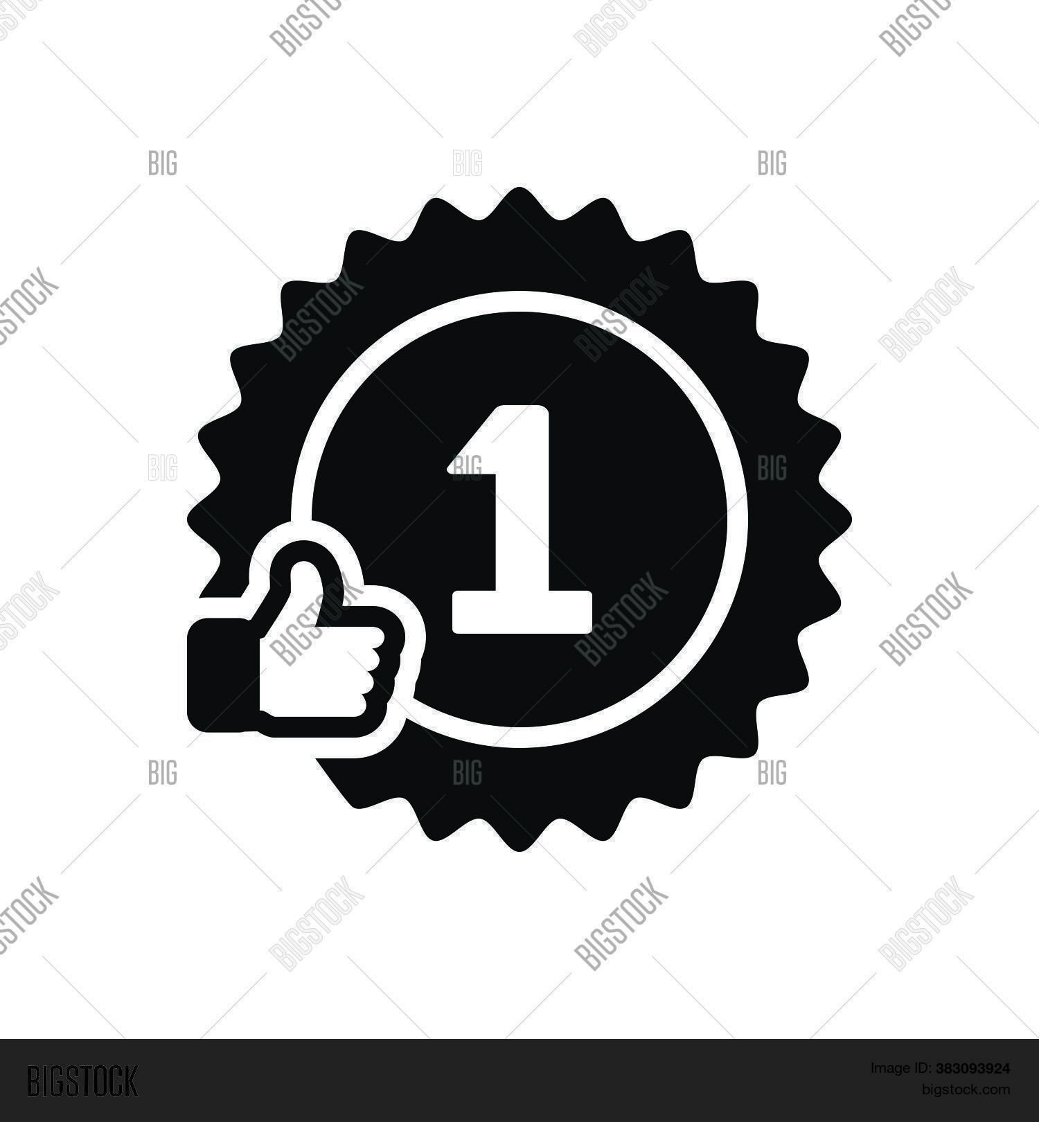 Black Solid Icon Rank Vector & Photo (Free Trial) | Bigstock