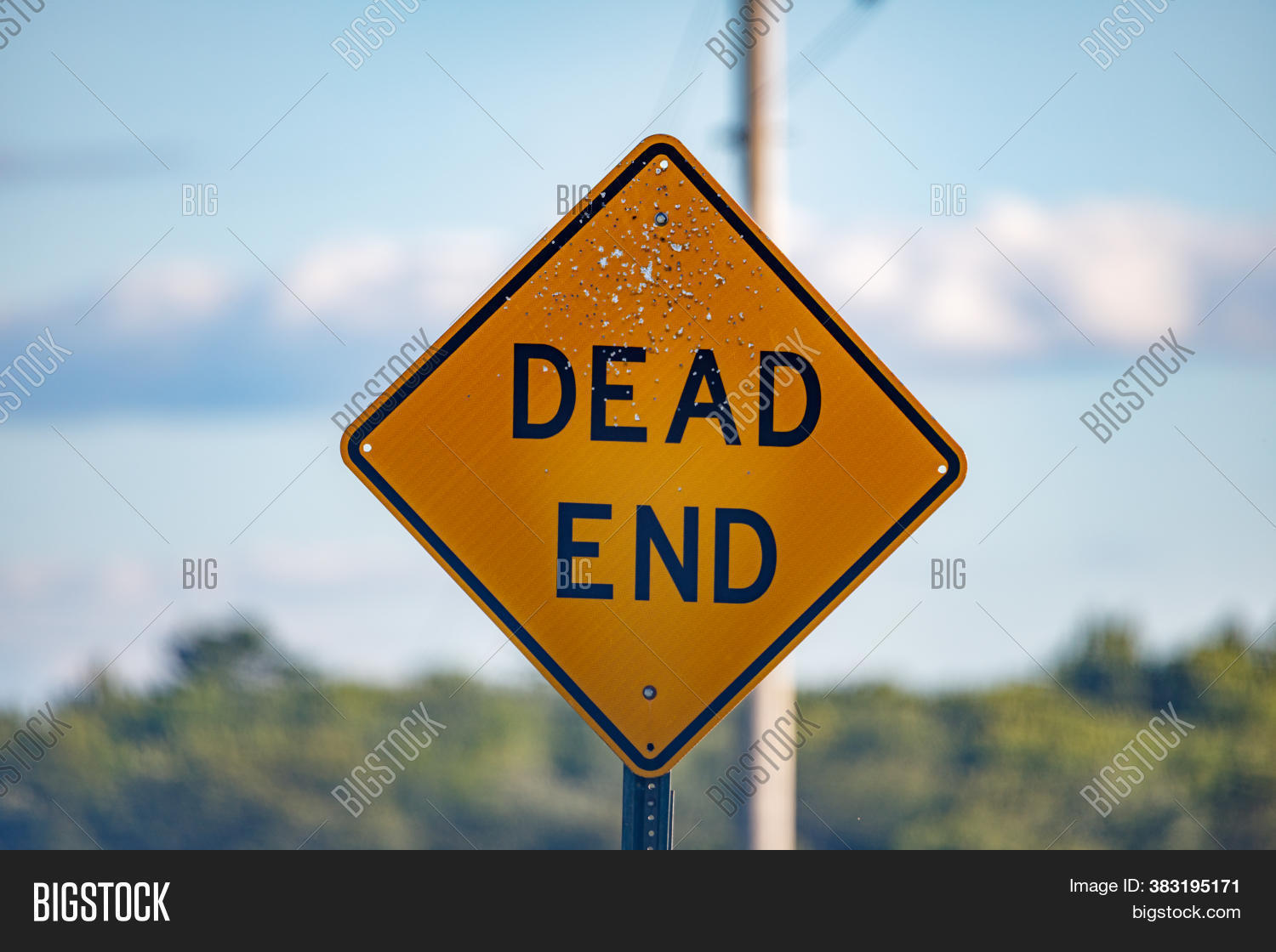 Dead End Road Sign