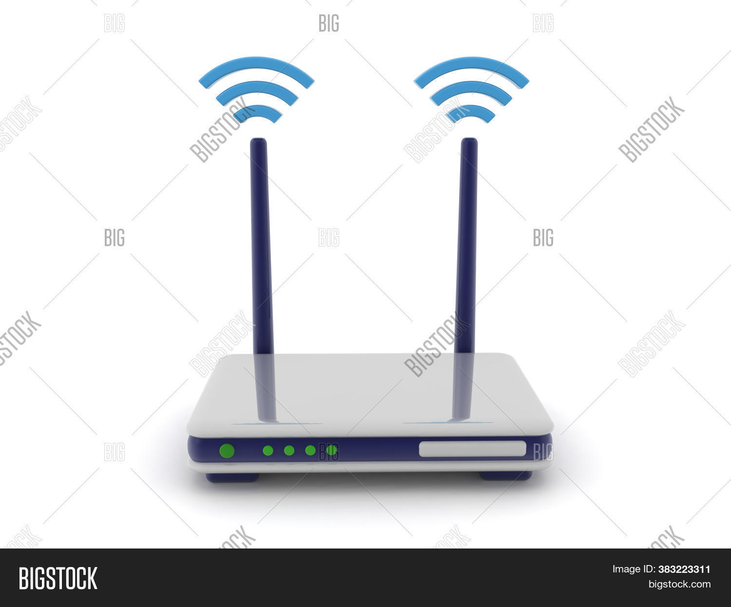 3D Rendering Router Image & Photo (Free Trial) | Bigstock