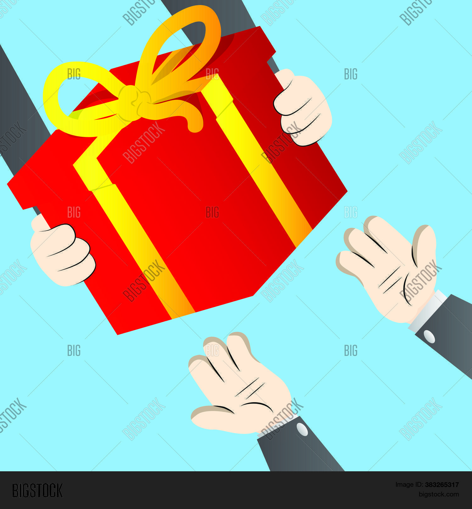 Gifting Cartoon Vector & Photo (Free Trial) | Bigstock