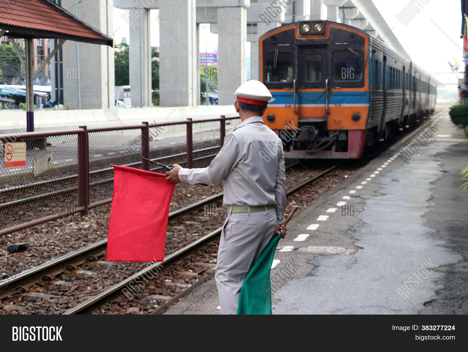 Train Officer Acting Image & Photo (Free Trial) | Bigstock