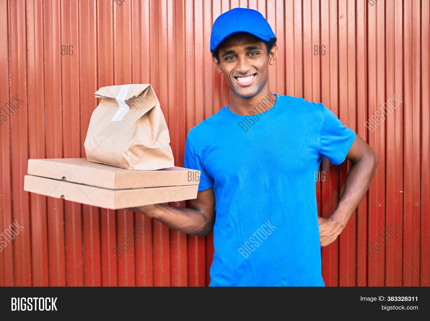 African Delivery Man Image & Photo (Free Trial) | Bigstock