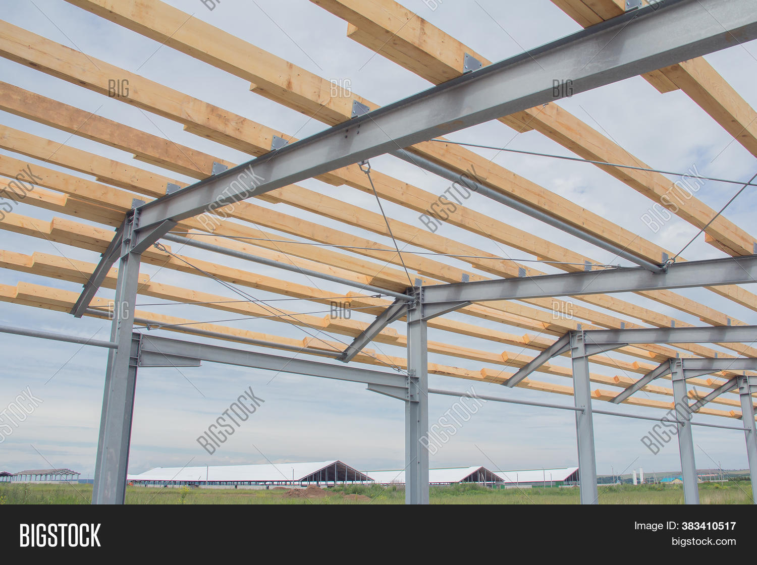 Wooden Roof Beams On Image & Photo (Free Trial) | Bigstock