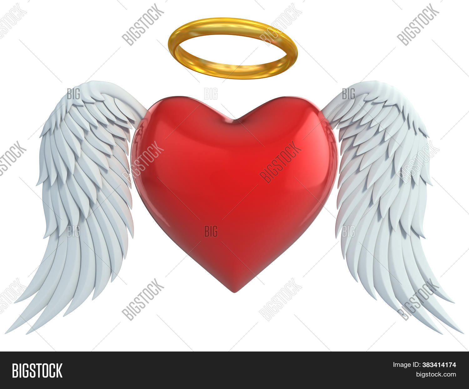 Angel Heart Wings Image & Photo (Free Trial) | Bigstock