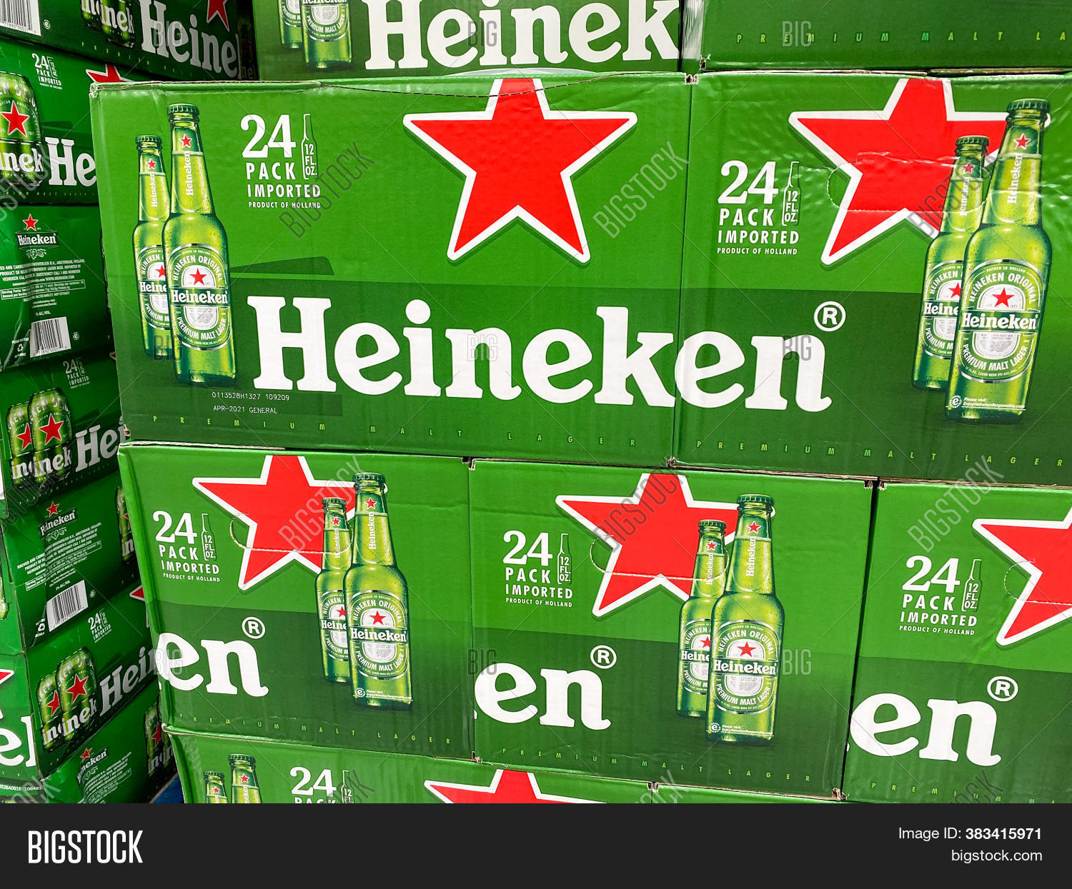 Cases Heineken Bottle Image & Photo (Free Trial) | Bigstock