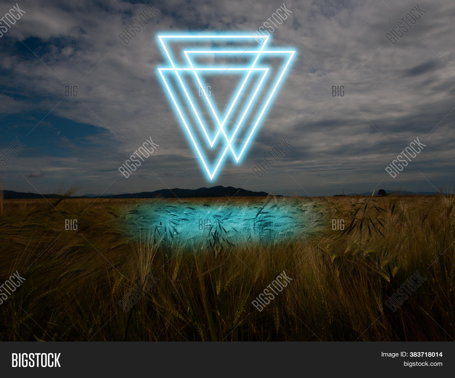 Luminous Triangles. Image & Photo (Free Trial) | Bigstock