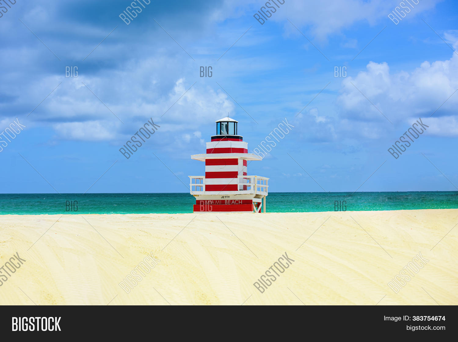 Lifeguard Tower Miami Image & Photo (Free Trial) | Bigstock